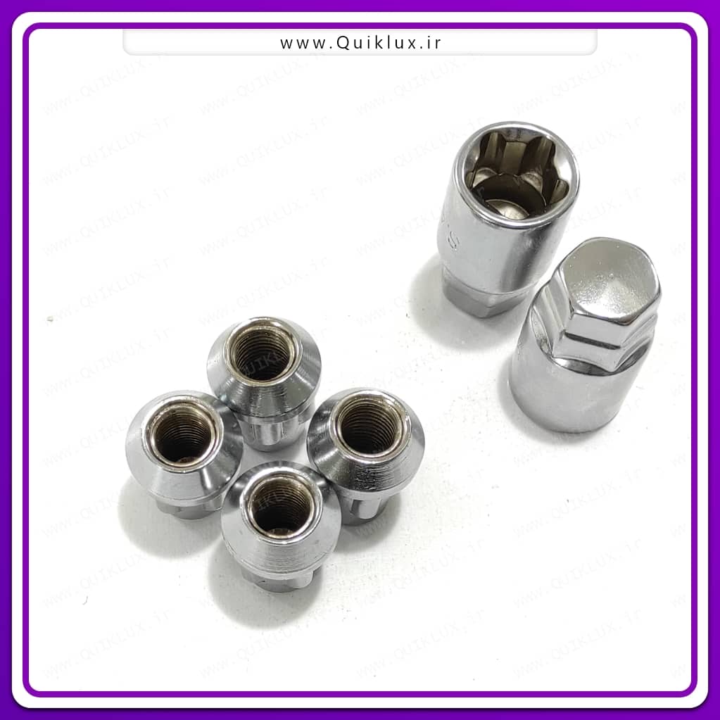 مهره قفل رینگ wheel lock (خارجی) مناسب ساینا کوییک – کوییک شاپ